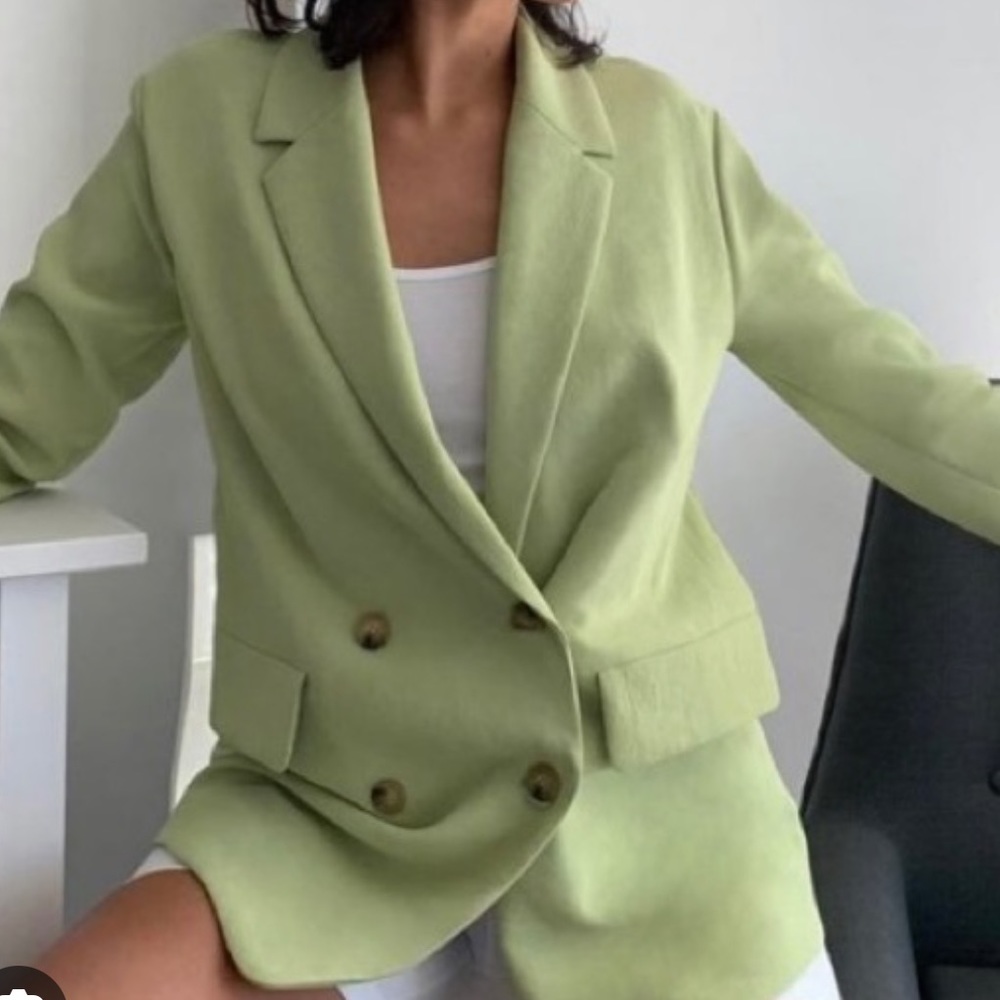 Aritzia Wilfred Blazer Pistachio - Gem